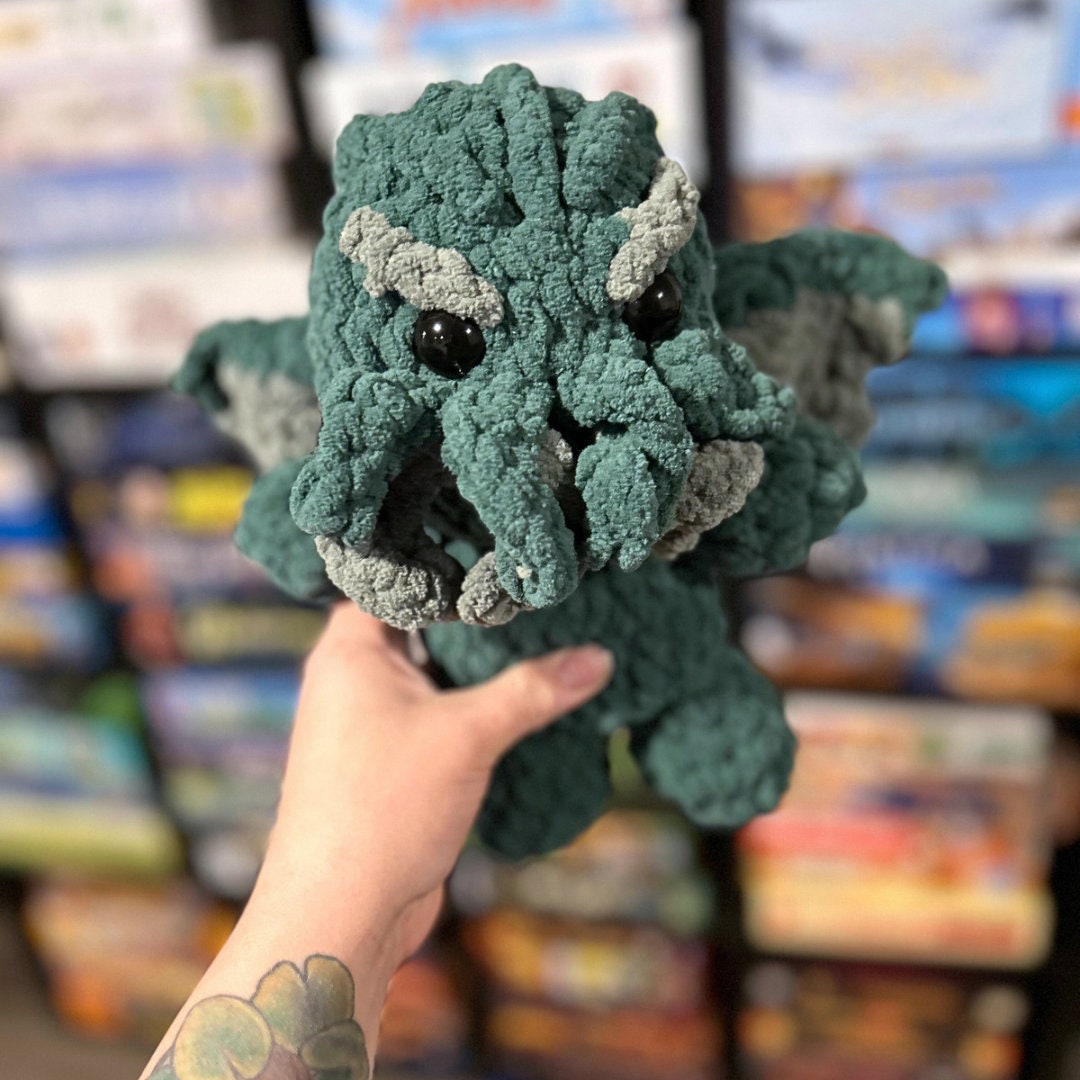 CTHULHU Handmade Plush Toy, HP Lovecraft, Gothic Collectible ...