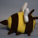 Handmade Cute Bumble Bee Plush - Etsy