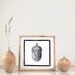 Acorn Lino Print - Etsy UK
