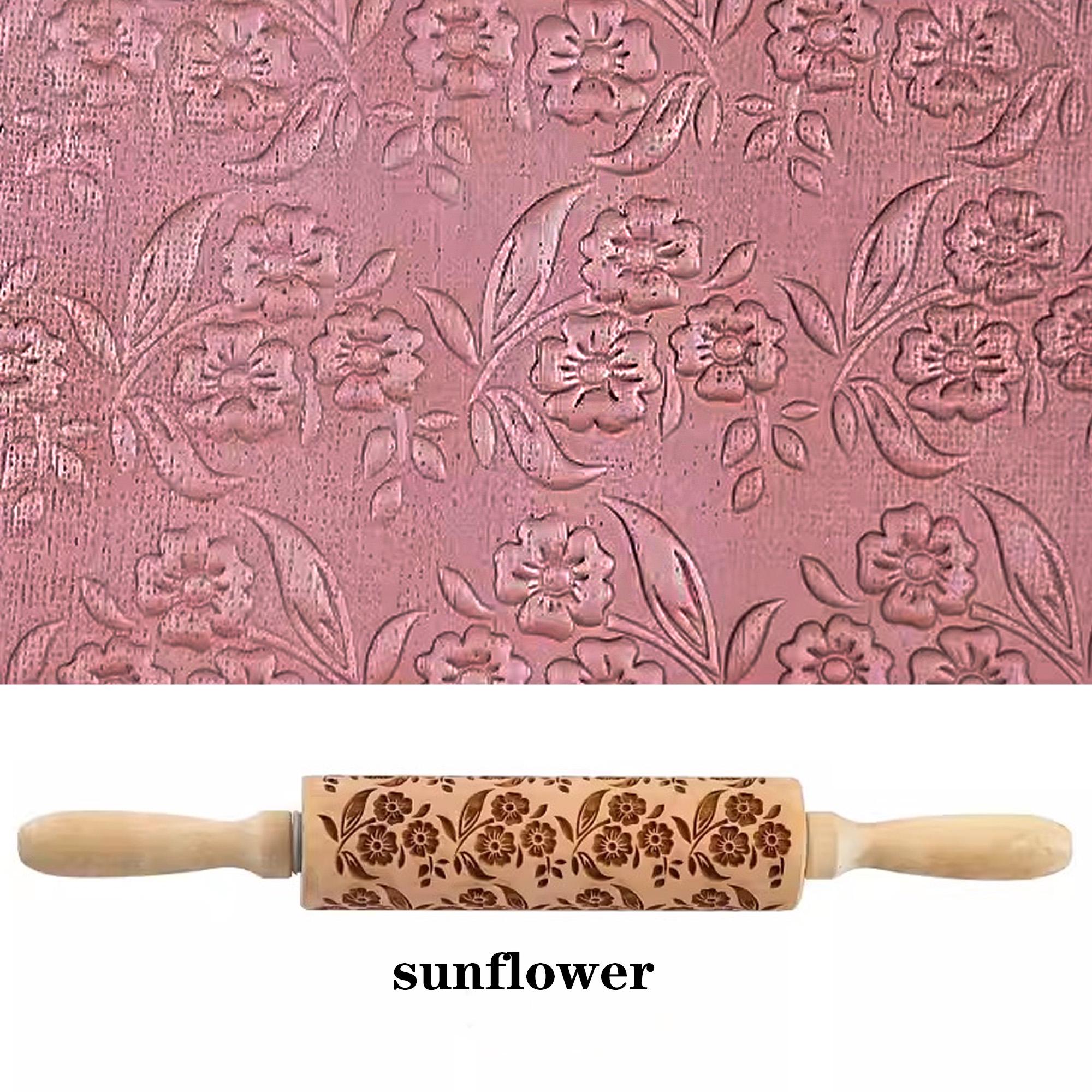 Diy,claytexture Roller, Pottery Hand Roller, Pastry Texture Roller ...