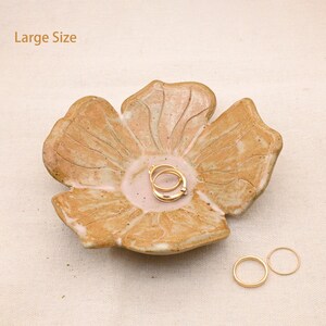 Handmade Ceramic Flower Jewelry Plate, Small Ornament, 10 Cone Firing ...