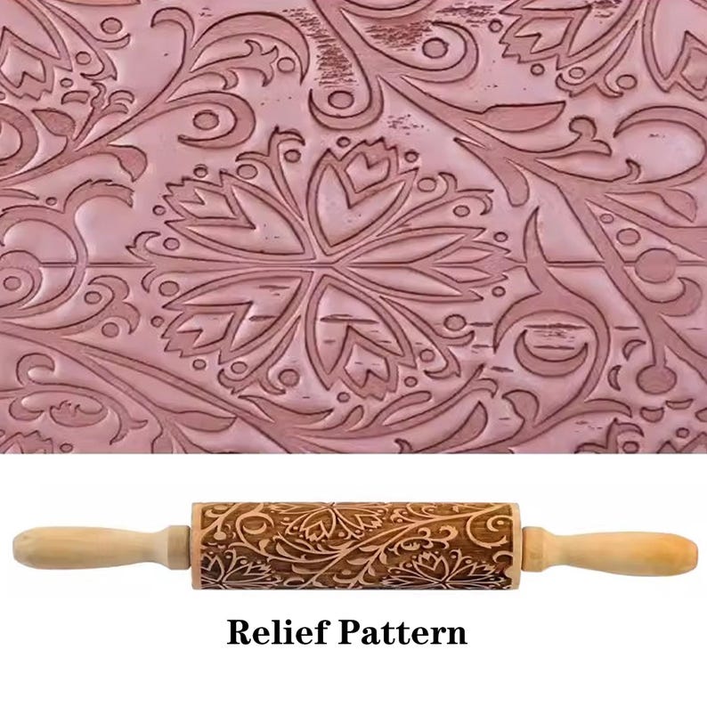 Diy,claytexture Roller, Pottery Hand Roller, Pastry Texture Roller ...