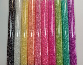 Neon Seed Bead Tubes - Etsy