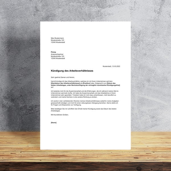 Resignation Letter - Etsy