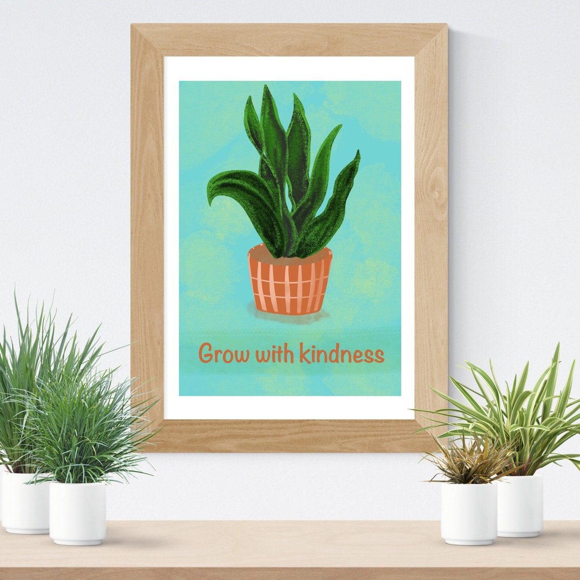 Digital Print - Grow With Kindness - Etsy