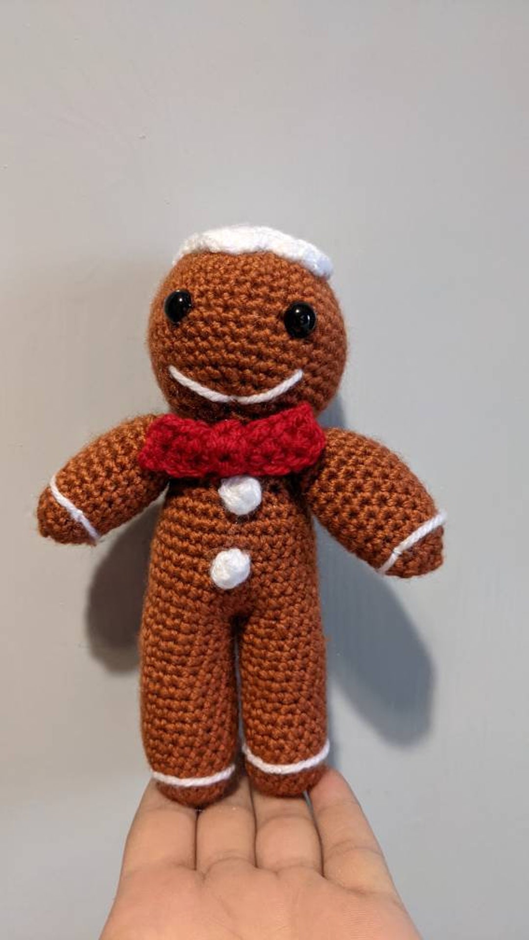 Gingerbread Man Plush - Etsy