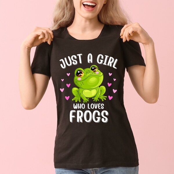 Just a Girl Who Loves Frogs Png - Etsy Canada