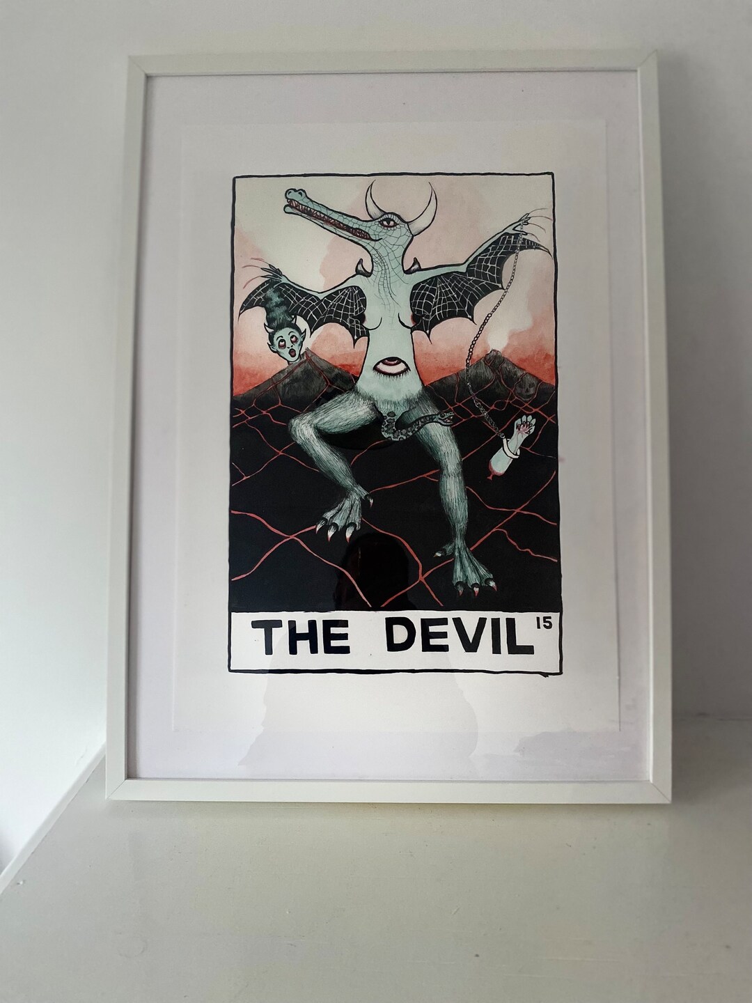 The Devil Tarot Poster - Etsy