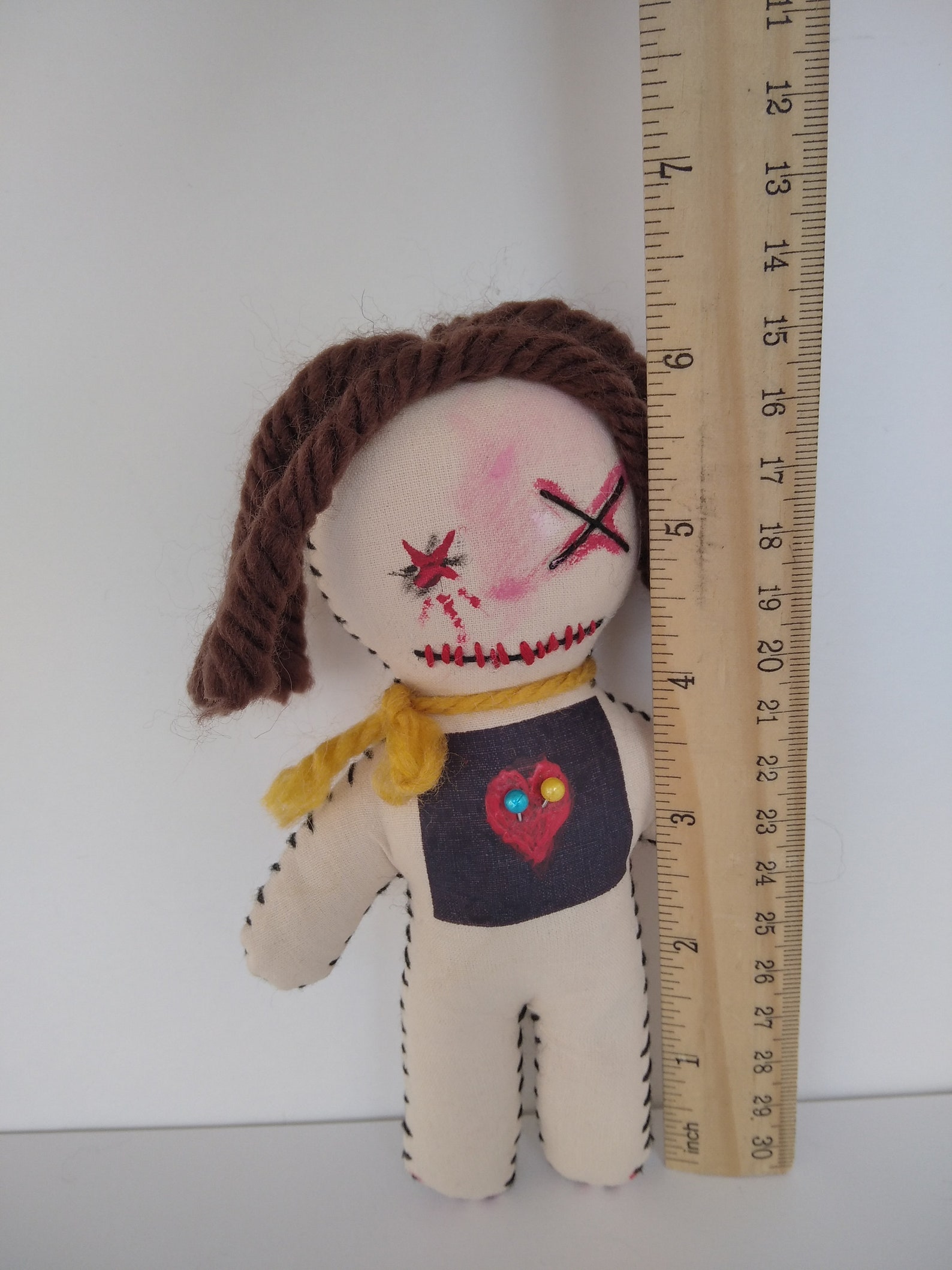 Voodoo Doll With Pins - Etsy