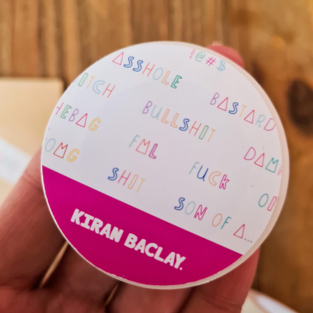 Bad Words Washi Tape 15mm by 10m Swear Word Washi Tape Colourful Repeat ...