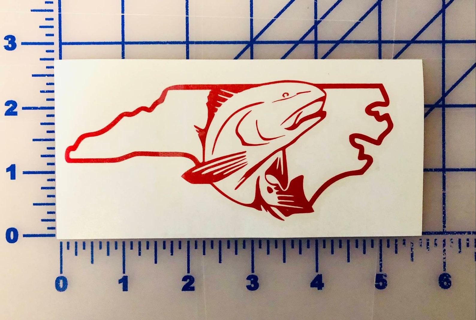 Redfish North Carolina Decal Sticker multiple Sizes and - Etsy