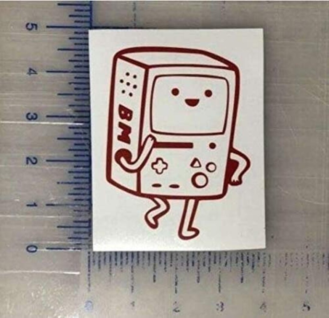 Adventure Time BMO Beemo Decal Sticker *multiple Sizes and Colors ...