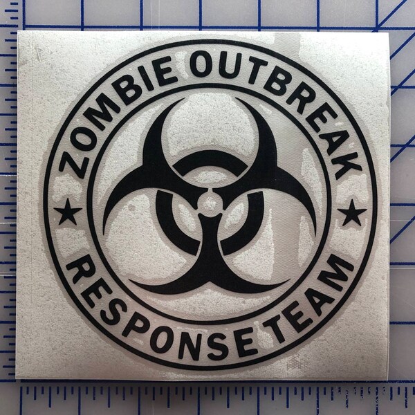 Zombie Car Decal - Etsy