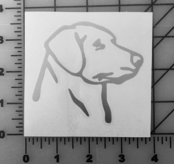 Labrador Retriever Decal Sticker multiple Sizes and Colors | Etsy