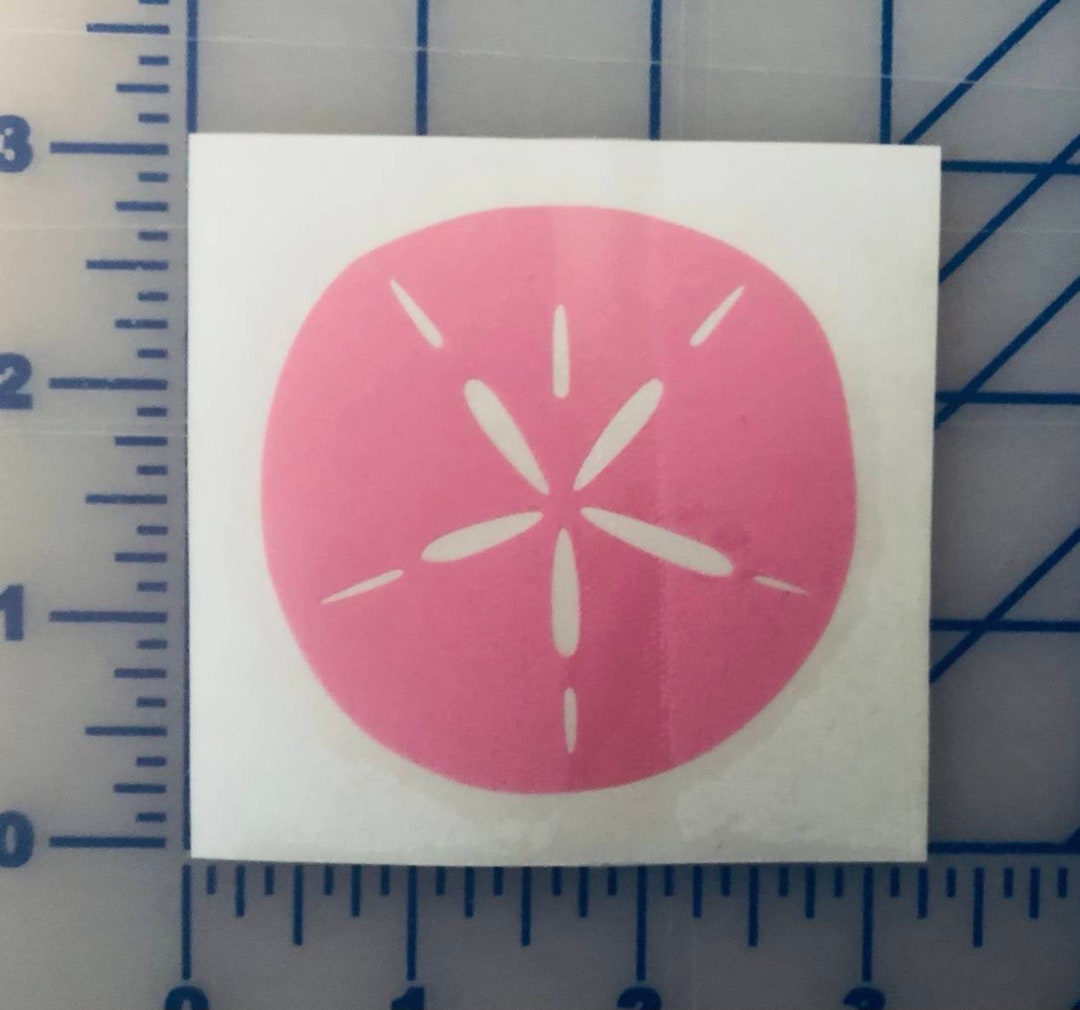 Sand Dollar Decal Sticker *multiple Sizes and Colors Available* Car ...