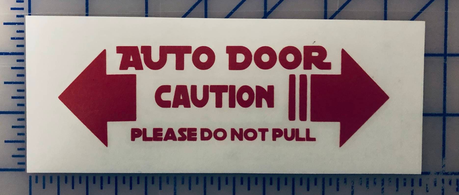 Auto Door Decal Sticker multiple Sizes and Colors Available | Etsy
