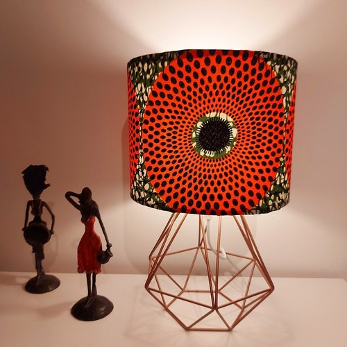 African Print Lampshade Lampshade for Ceiling Lights Drum - Etsy