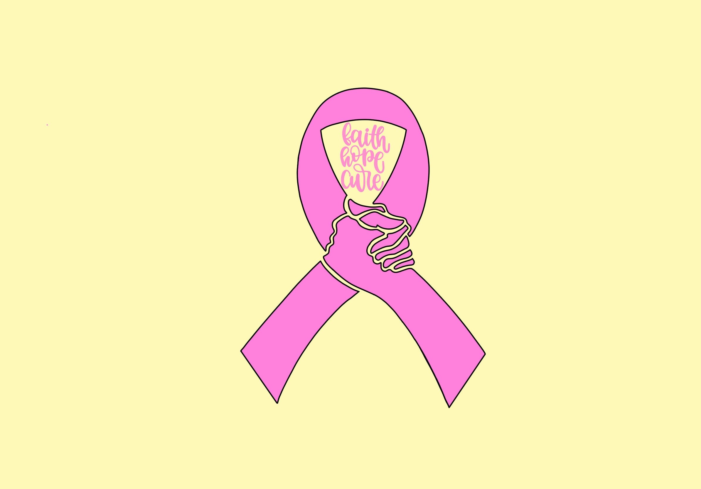 Breast Cancer Awareness Sticker, Breast Cancer Awareness Month - Etsy