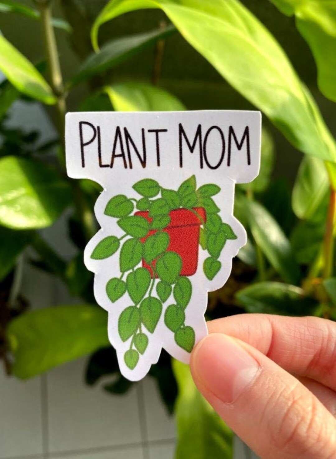 Plant Mom Sticker, Plant Sticker, Laptop Sticker, Phone Sticker ...