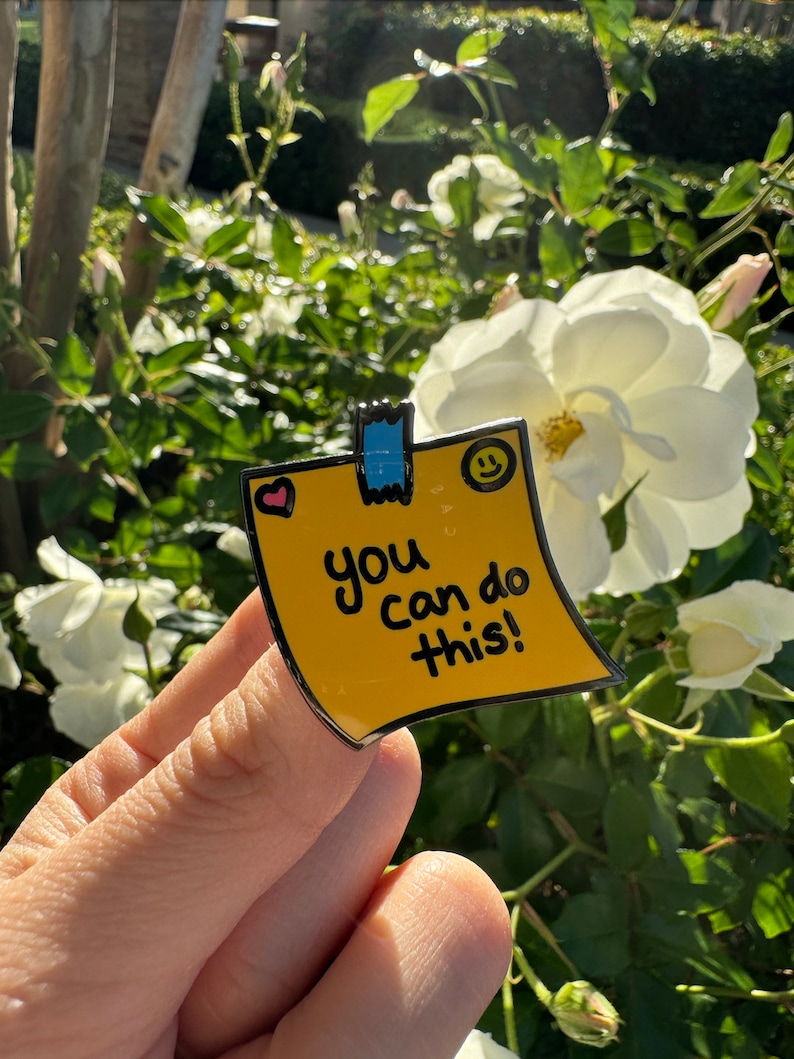 You Can Do This Enamel Pin, Motivational Pin - Etsy