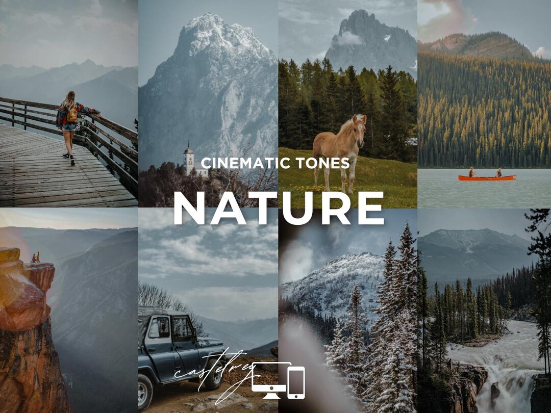 15 NATURE CINEMATIC Lightroom Presets, Mobile & Desktop Earthy Nature ...
