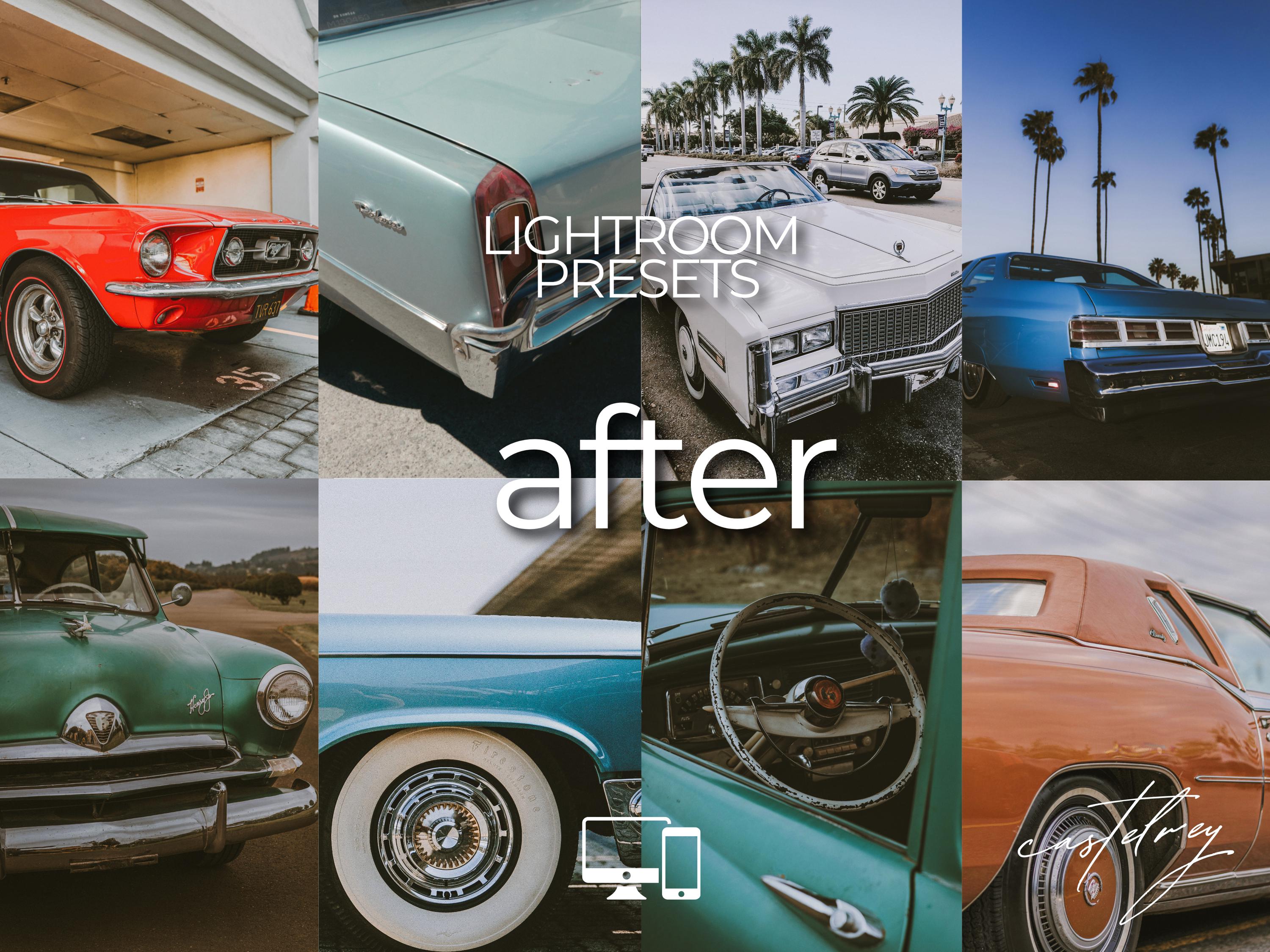 RETRO Car Presets | Disposable Film Analog Lightroom Filters (desktop ...