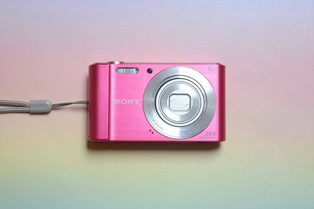 Sony Cyber-shot DSC-W810 Digital Compact Camera Pink/silver Charger 2 ...
