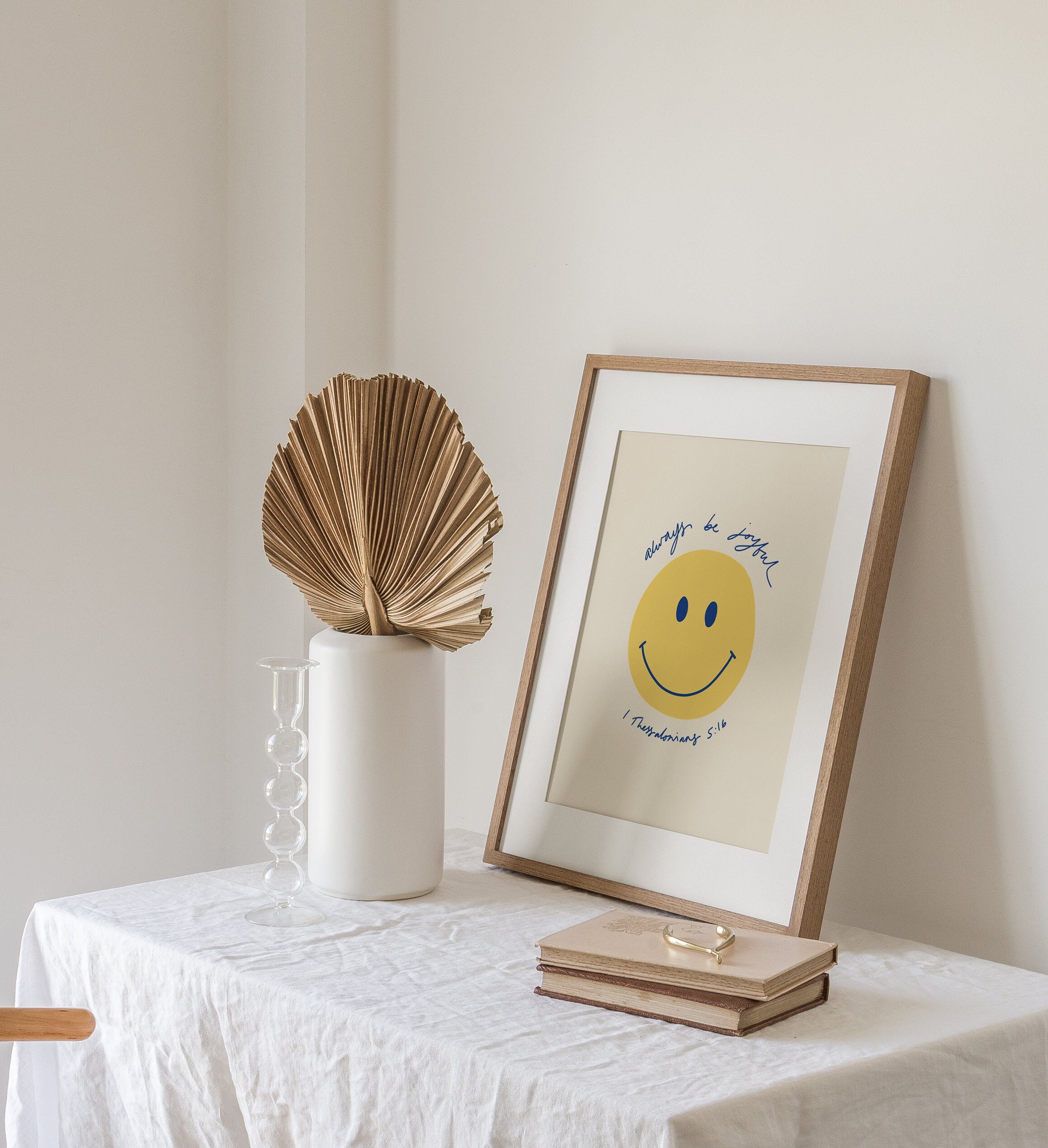 Always Be Joyful - Bible Verse Illustrated Print | Happy Bible Verse ...