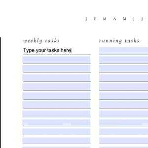 Ultimate Weekly Planner Printable OR Interactive Digital in A4, A3 Size ...