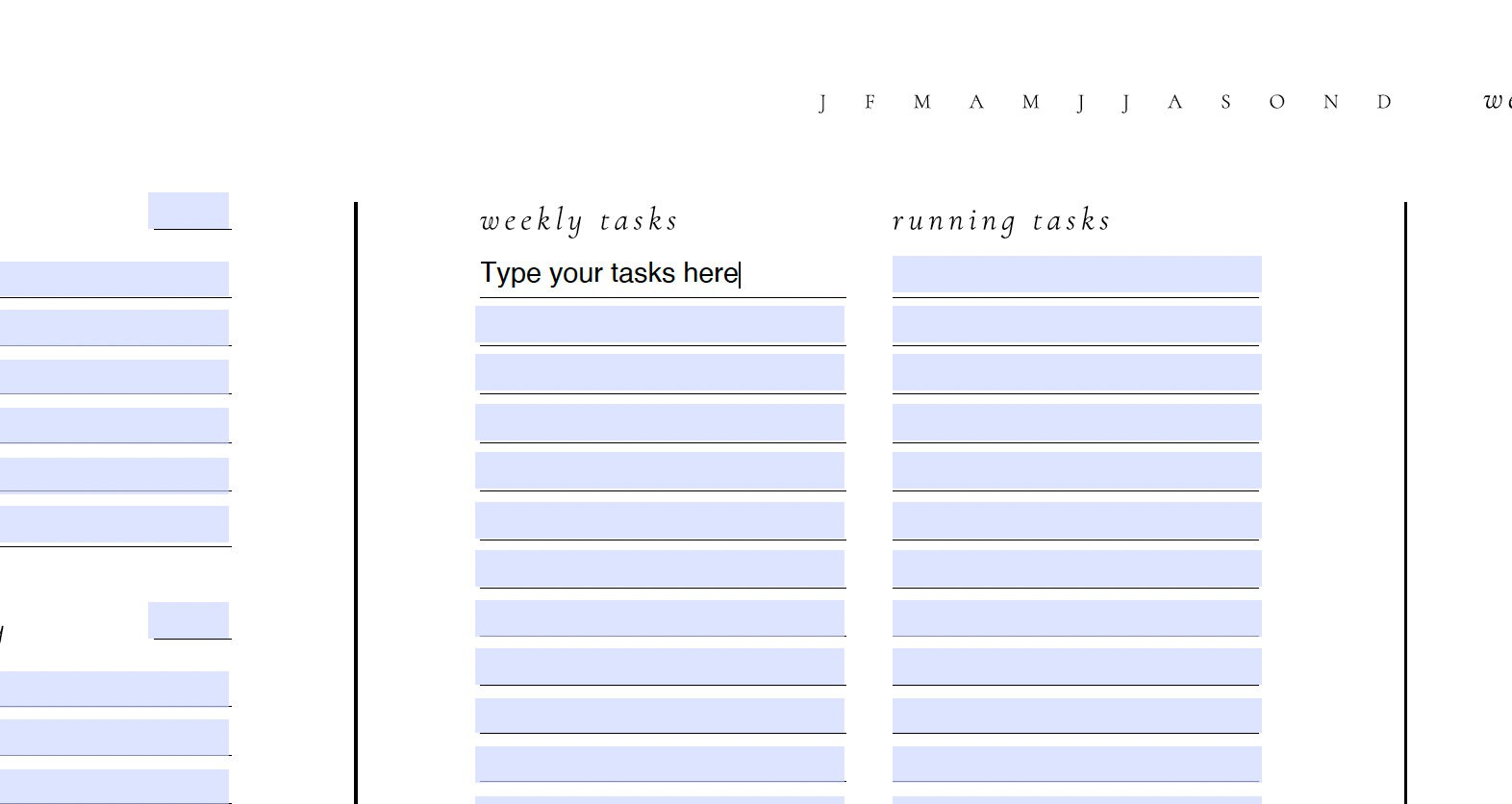Ultimate Weekly Planner Printable OR Interactive Digital in A4, A3 Size ...