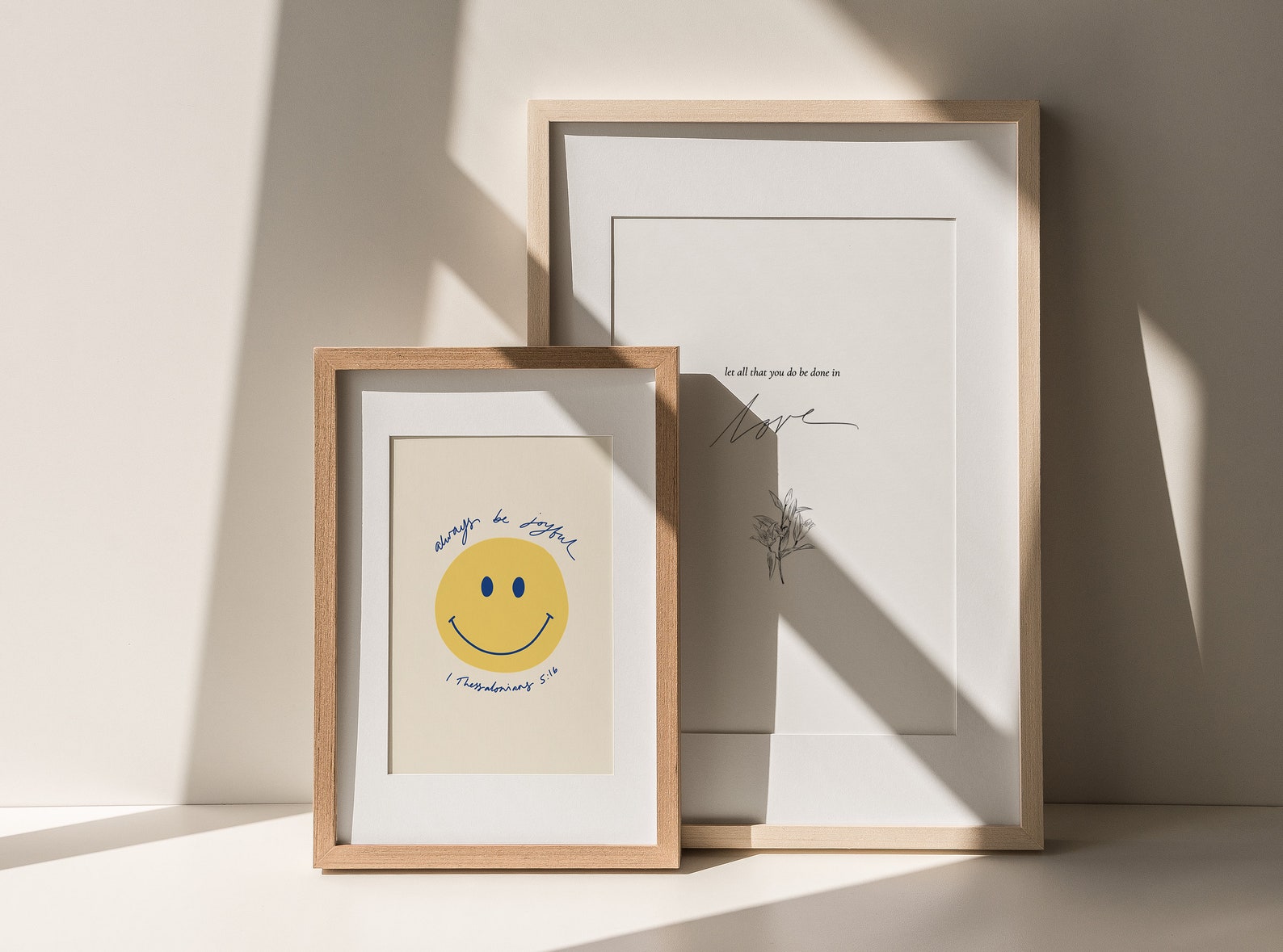 Always Be Joyful - Bible Verse Illustrated Print | Happy Bible Verse ...