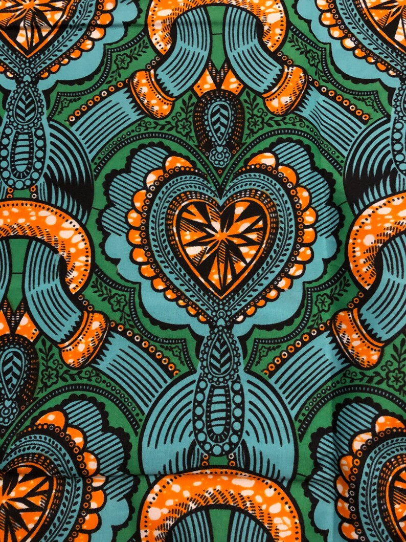 Turban Twist Headband Ankara African Wax Print With Elasticated