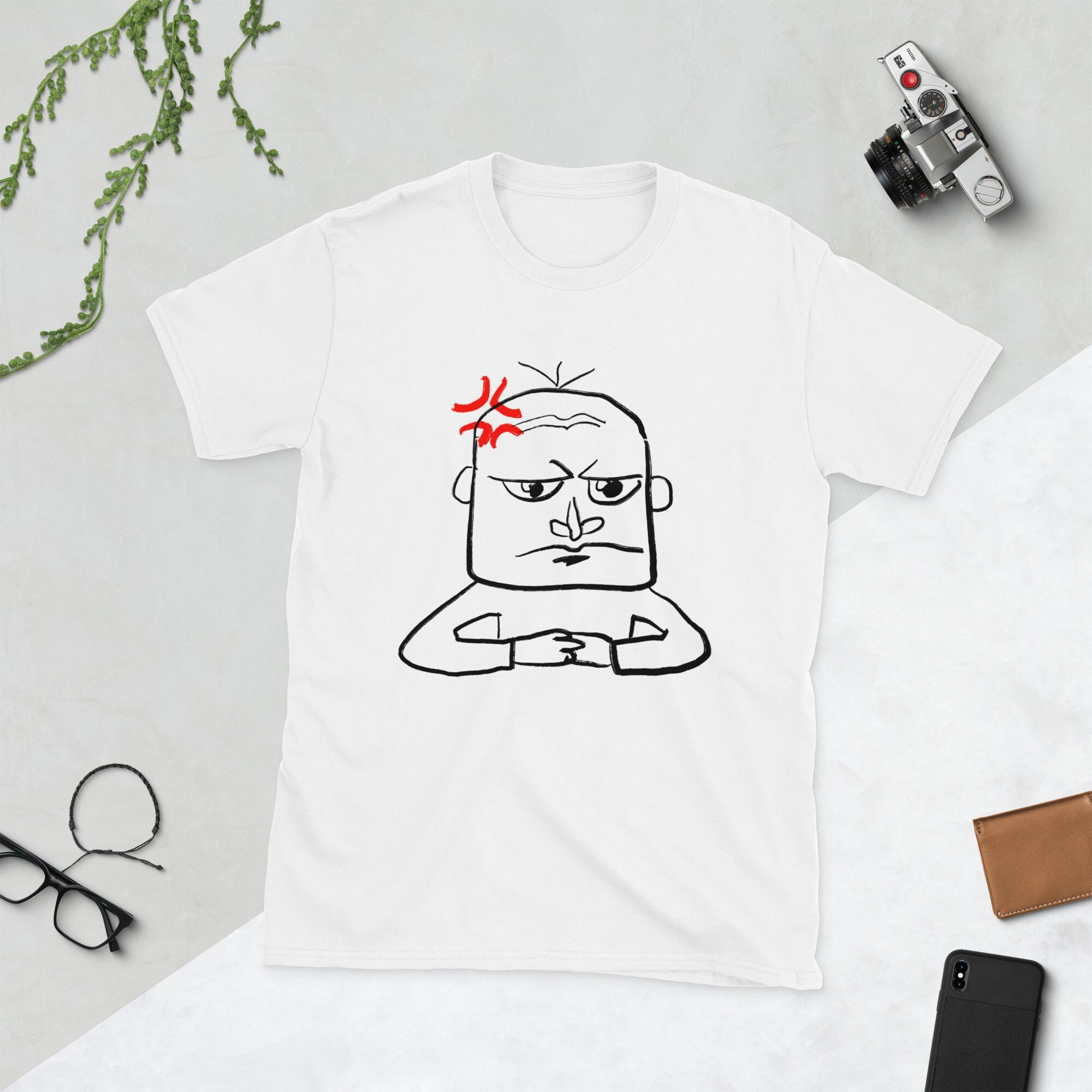 Angry Shirt Grumpy Shirt Pop Art Style Chelsea District - Etsy