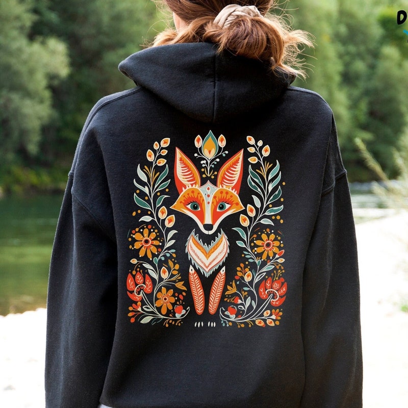 White Fox Jumper - Etsy Australia