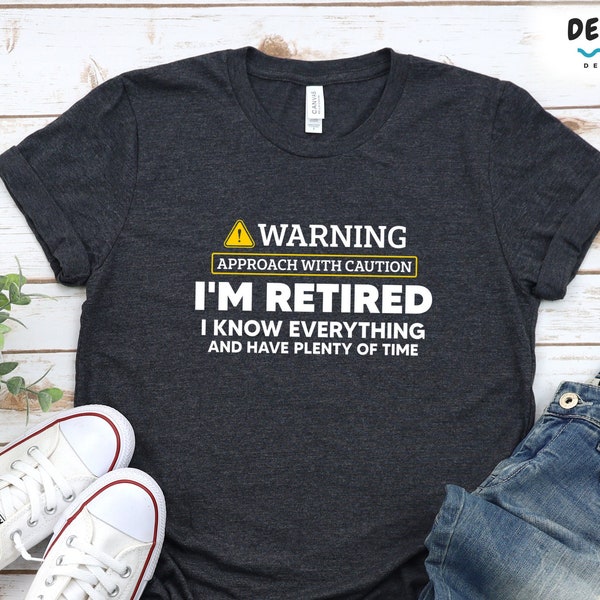 Retirement T Shirt - Etsy