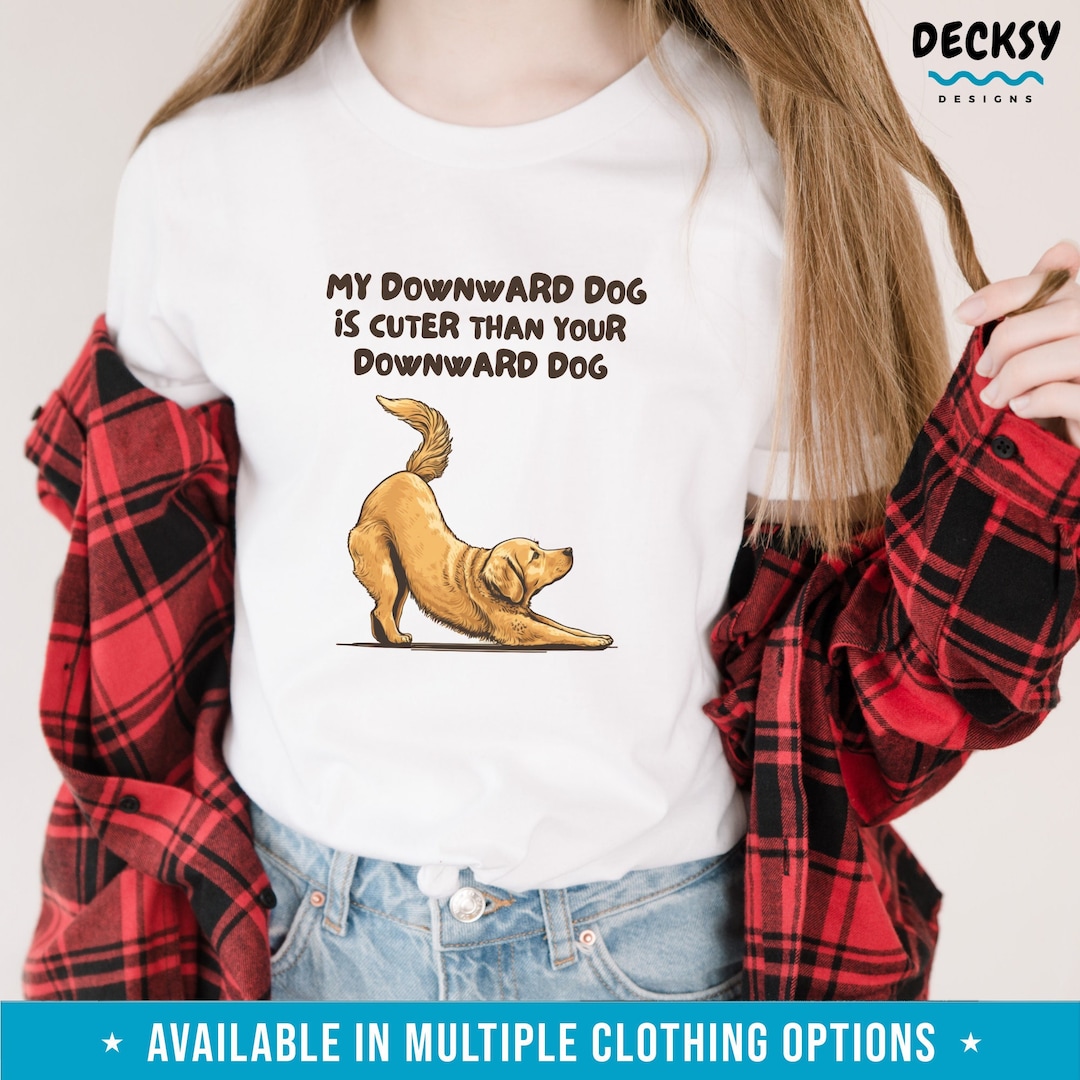 Funny Golden Retriever Shirt, Gift for Yoga Lover, Dog Mom Sweatshirt ...