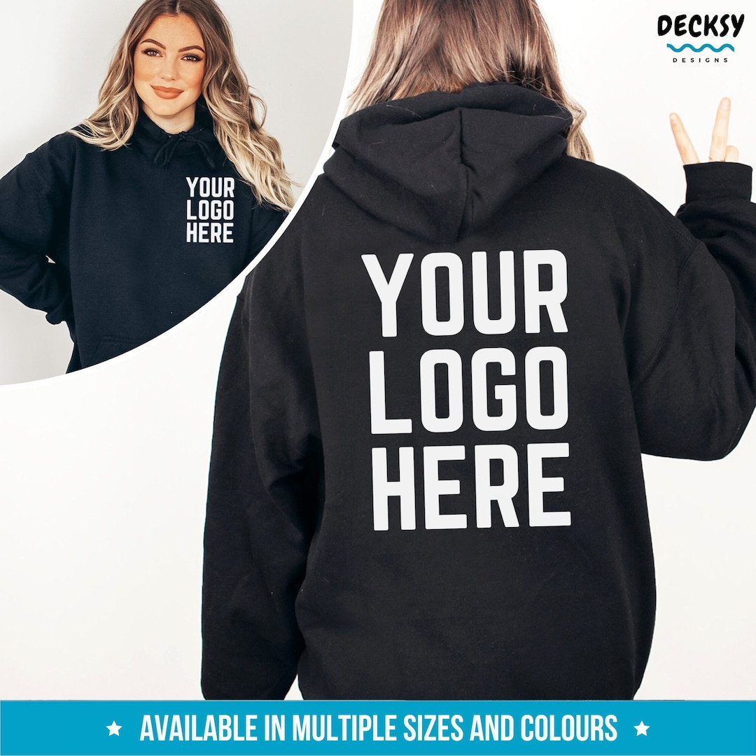 Company Logo Hoodie, Brand Logo Shirt, Team Logo Sweatshirt, Custom ...