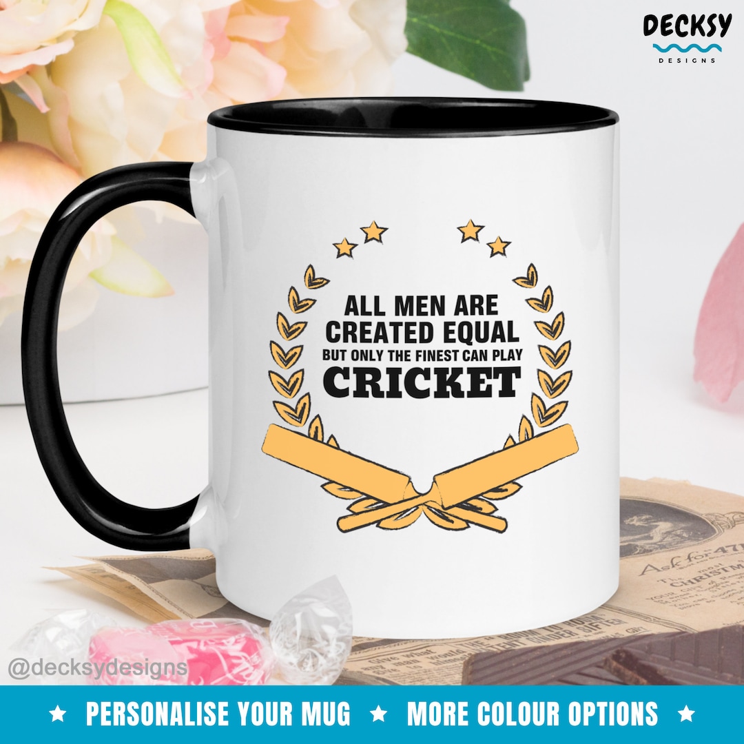 Cricket Mug Funny, Custom Cricketer Gift Men, Sports Coach Cricket ...