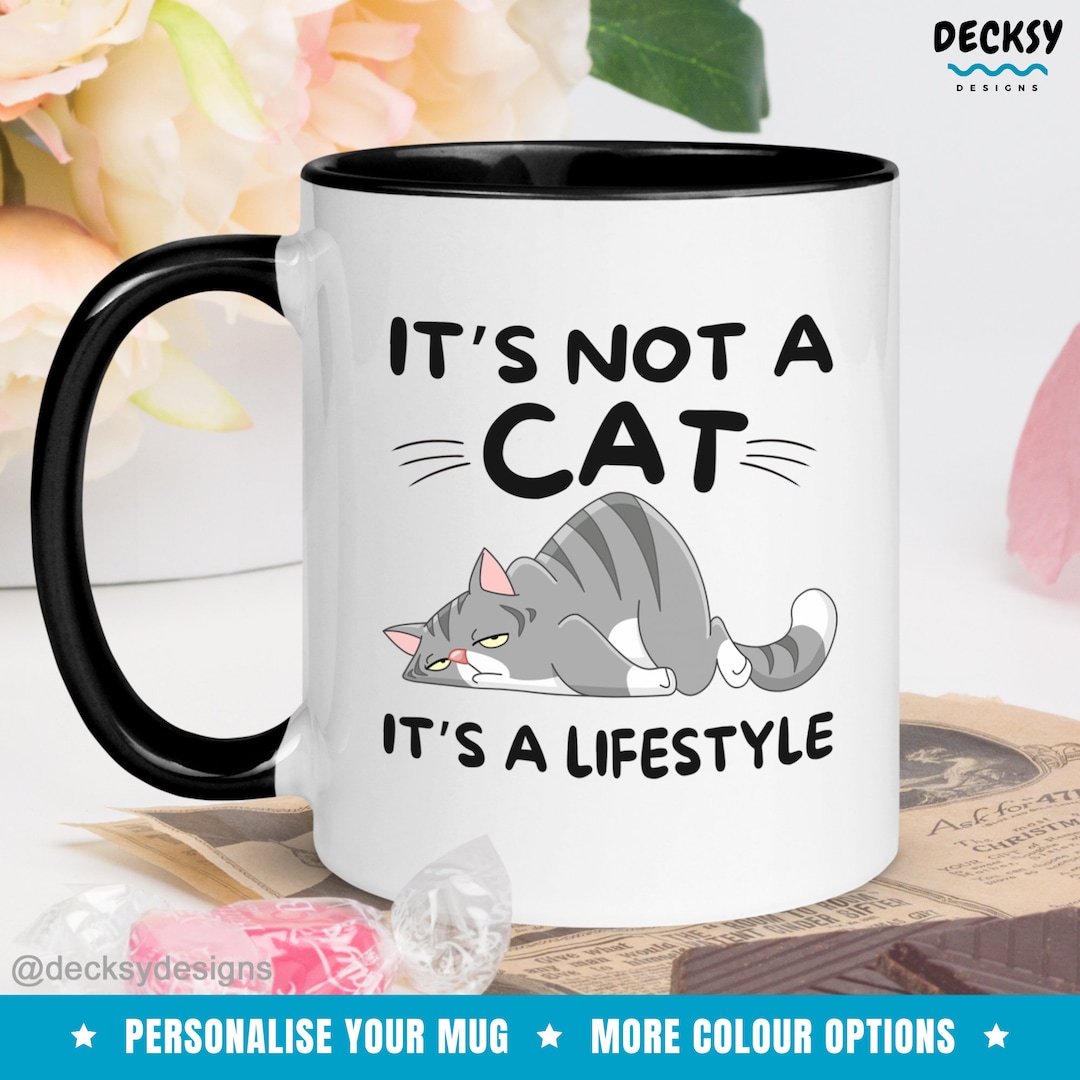 Kitty Cat Mug Custom Cat Owner Gift Cat Mama Mug Cat Dad - Etsy