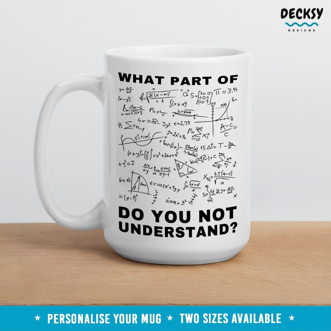Funny Math Mug Personalised Gift for Math Teacher Calculus - Etsy