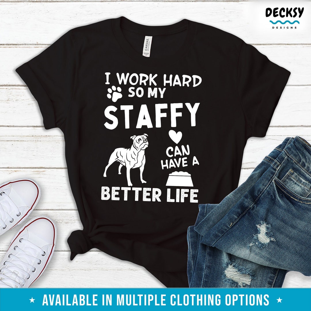 Staffy Owner Shirt, Staffordshire Bull Terrier Gift, Dog Mom Sweatshirt ...