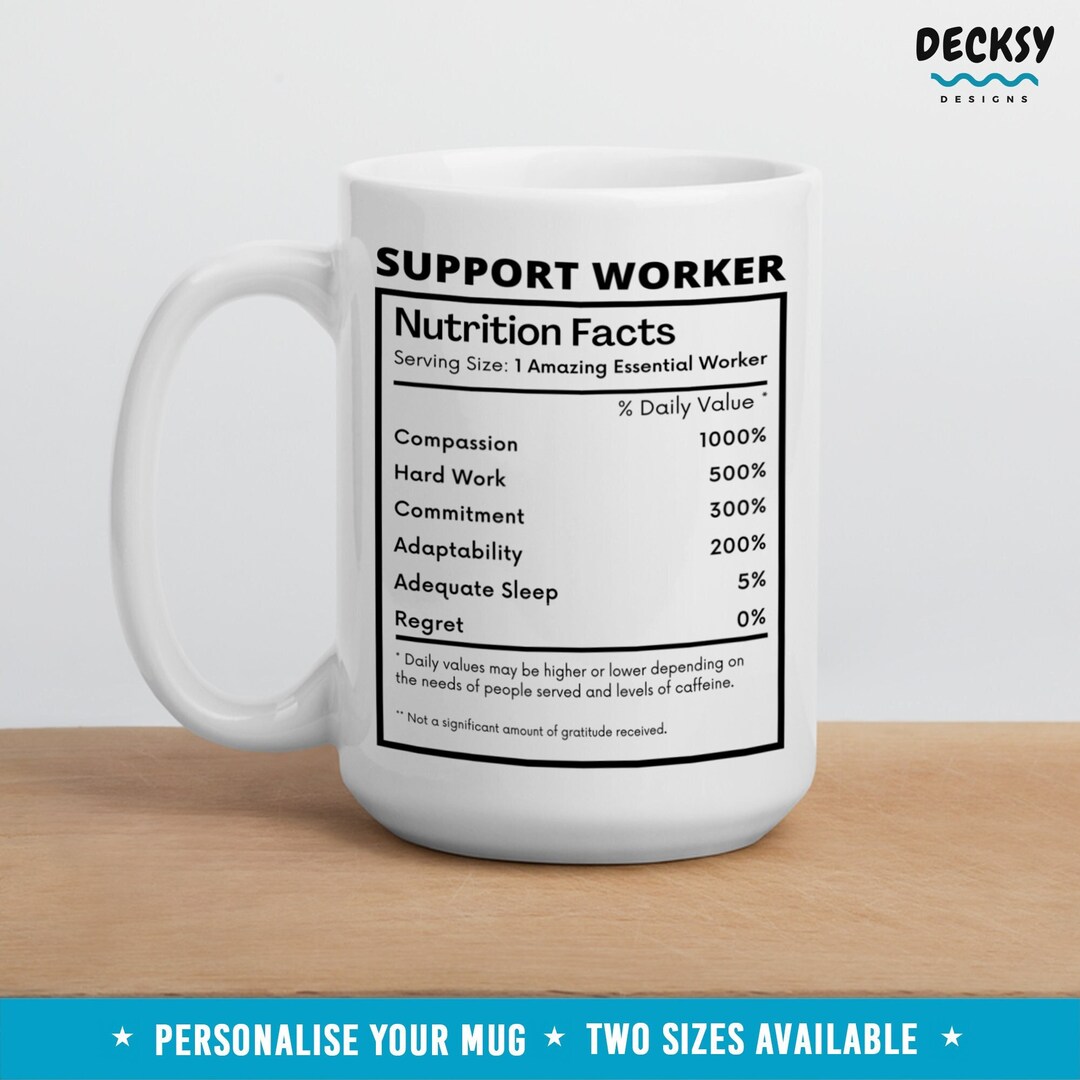 Support Worker Mug, Support Worker Appreciation Gift, Family Support ...
