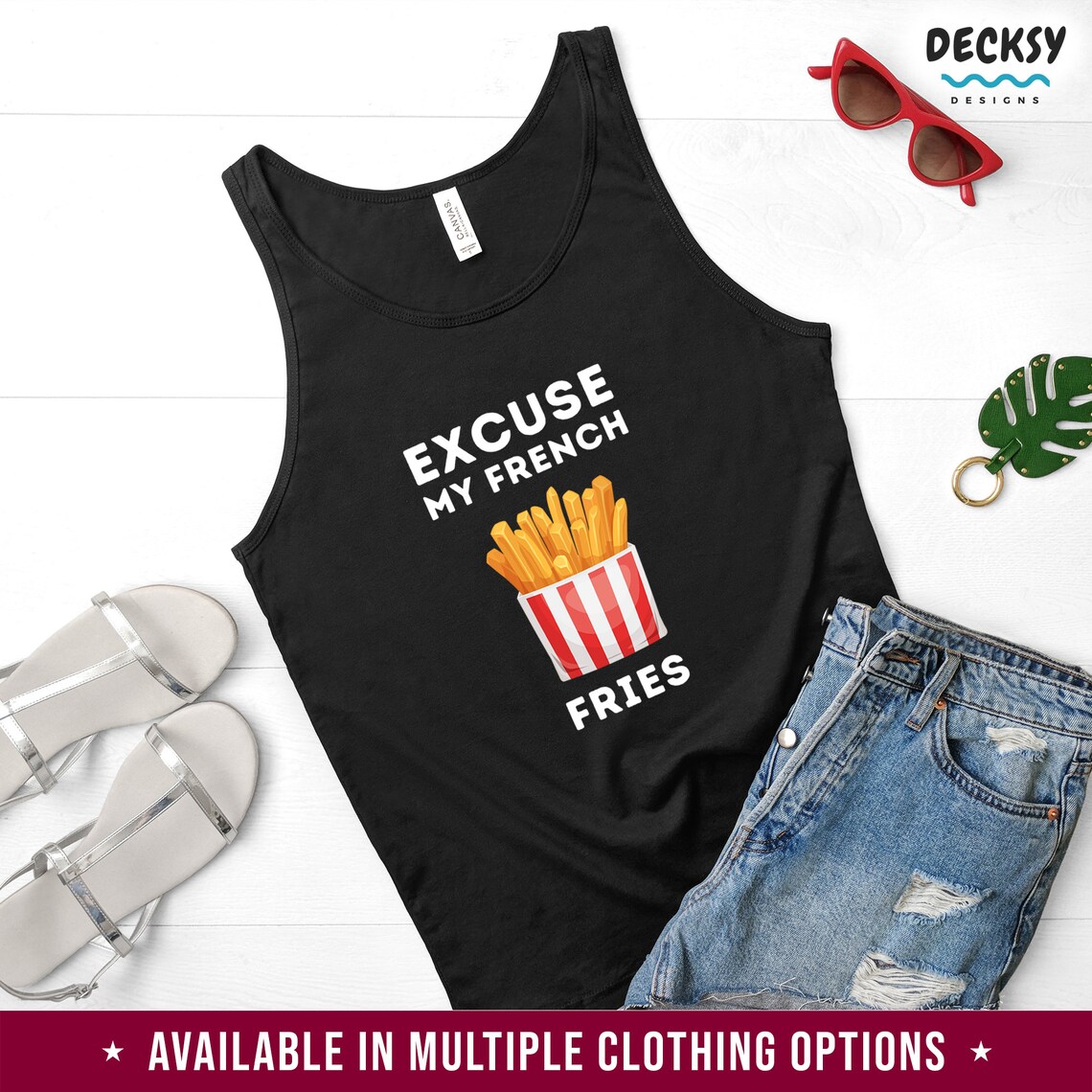 French Fries Shirt Food Lover Gift Funny Fast Food Shirt | Etsy