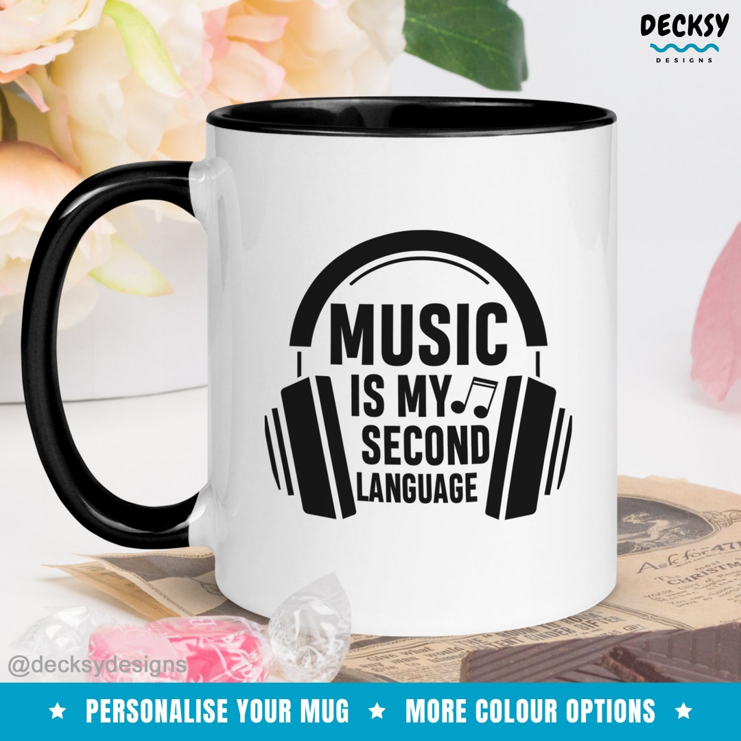 Musician Coffee Mug, Custom Music Student Gift, Music Lover Cup ...