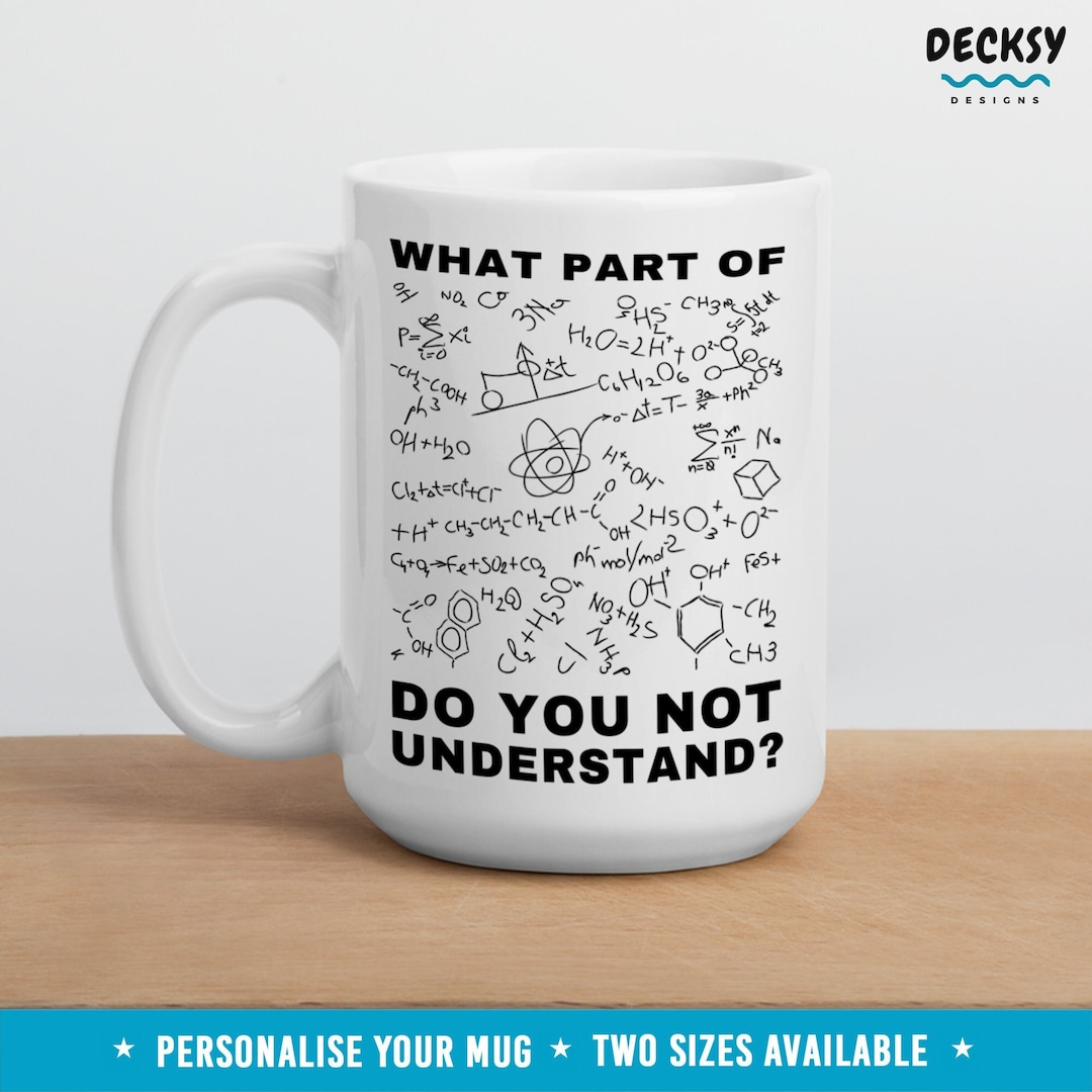 Chemistry Mug, Organic Chemistry Teacher Gift, Science Student Coffee ...