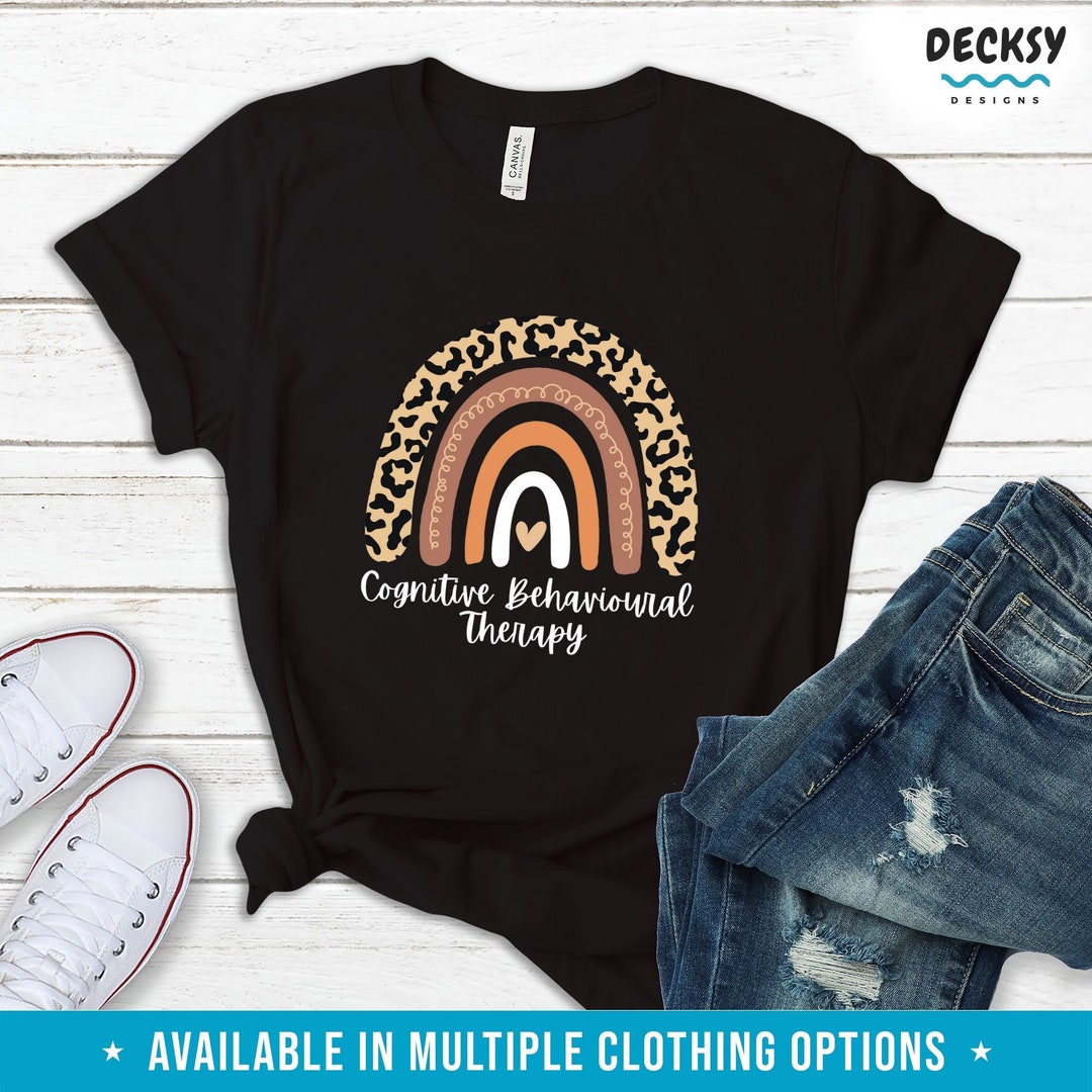 Cognitive Behavioural Therapy Shirt Women, Gift for Therapist ...