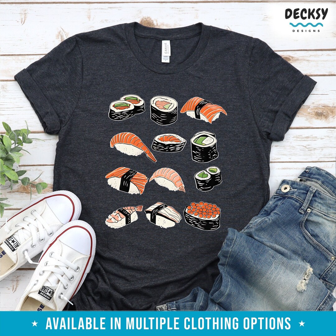 Sushi Lover Shirt, Foodie Birthday Gift, Japanese Food Lover Hoodie ...