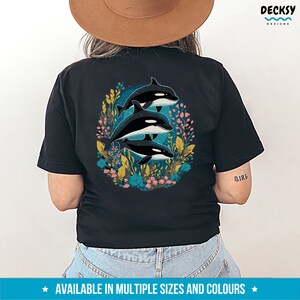 Orca Hoodie, Killer Whale Sweater, Sealife Shirt, Ocean Conservation ...
