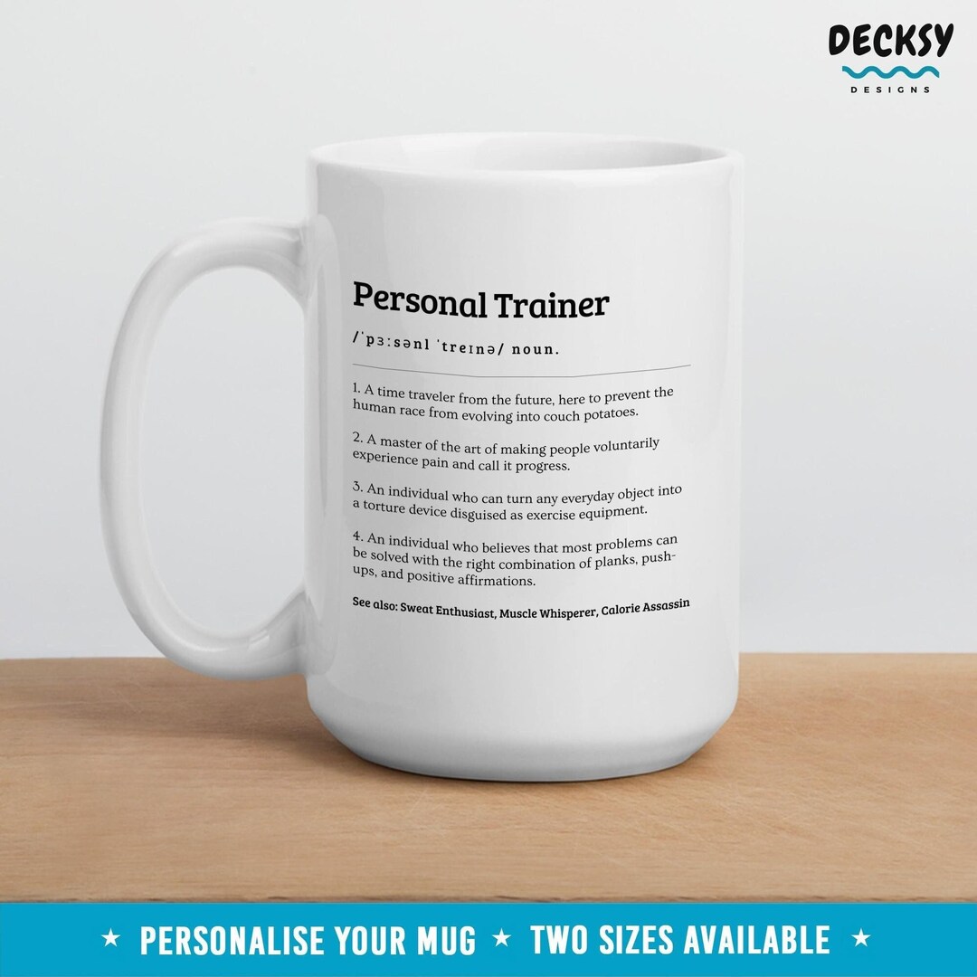 Personal Trainer Mug, Fitness Instructor, Fitness Coach Gift, Personal ...