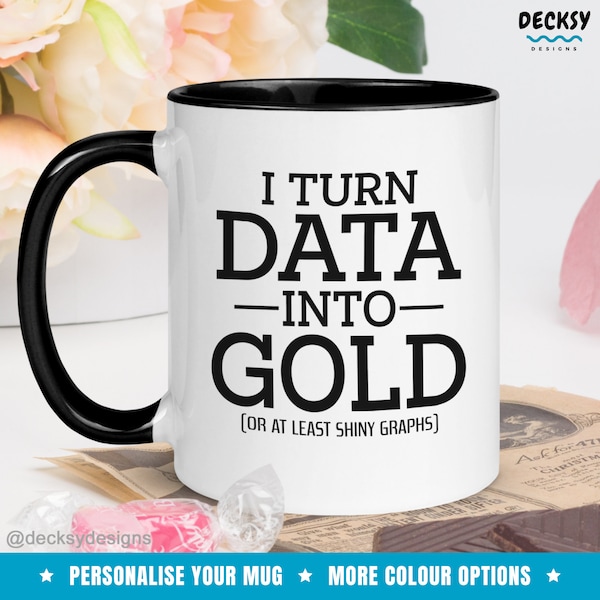 Show Me the Data Mug - Etsy